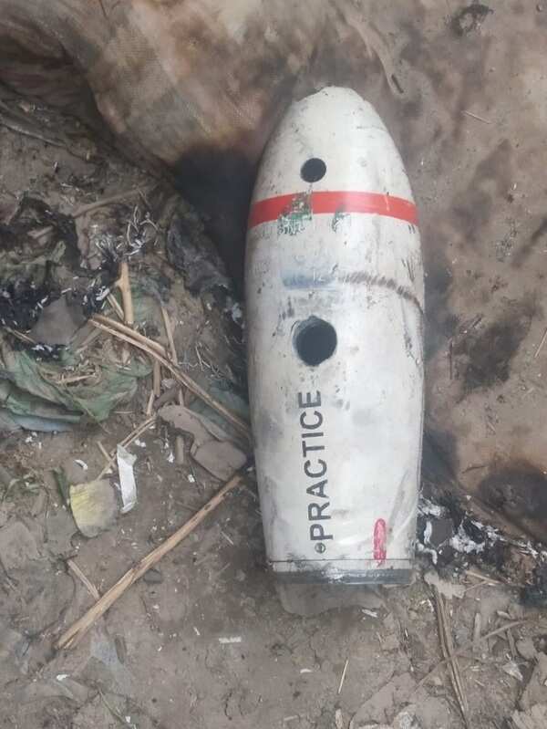 Jaguar fighter jet drops jettisoned fuel tank, practice bombs after ...