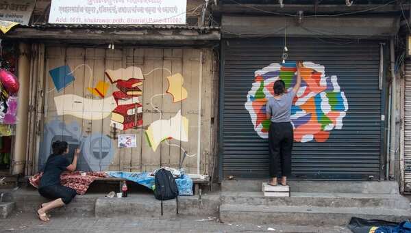 Bohri Ali’s shops in Pune pull down shutters... To reveal some funky ...