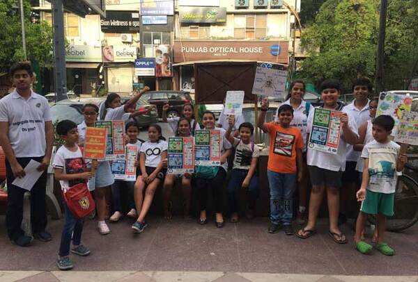 Street play held at Green Park to increase waste segregation awareness ...