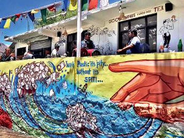 Graffiti artist gives Spiti murals to keep it pristine | Pune News ...