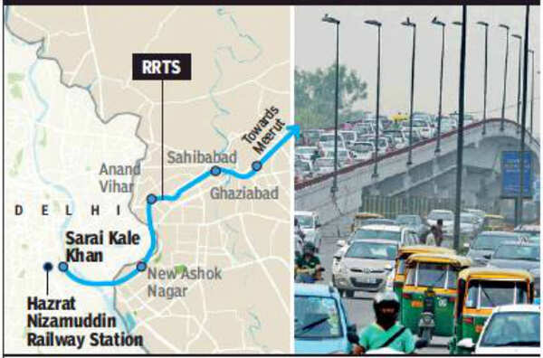 On track: RRTS terminal as transport hub | Delhi News - Times of India
