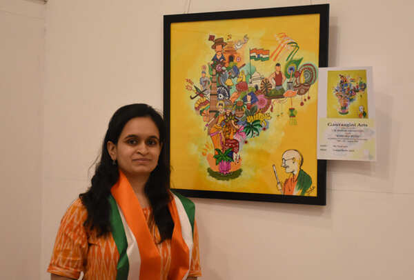 Artists showcase their love for India through paintings | Events Movie ...