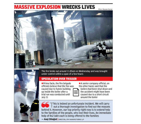 Maharashtra: Two workers killed in boiler blast at oil processing plant ...