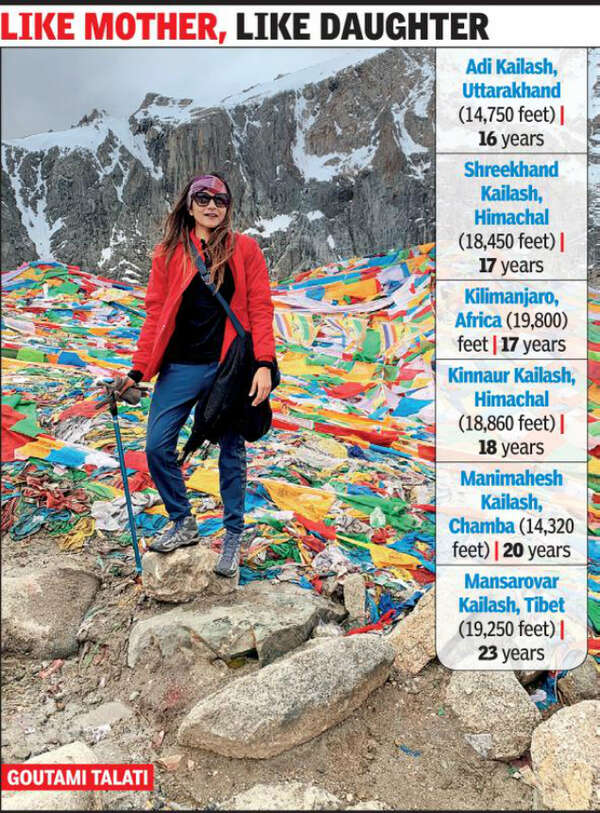 Harvard graduate scales five Kailash peaks | Vadodara News - Times of India