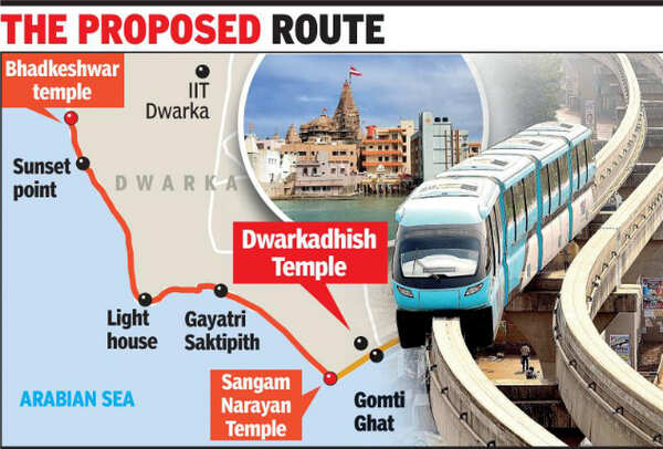 Monorail to end transportation woes of Dwarka, create a tourist circuit ...