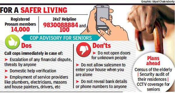 Kolkata cops urge local club members to be first responders in seniors ...