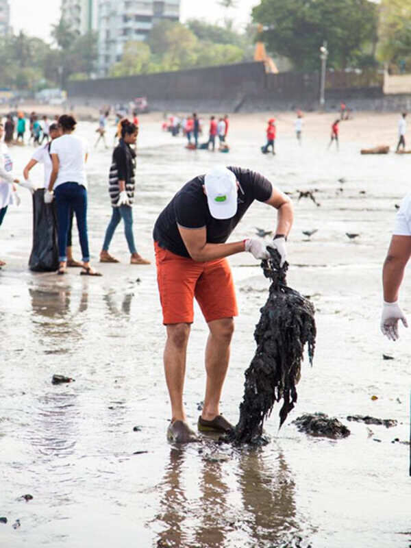 Corporate employees participate in beach clean-up drive, collect over ...