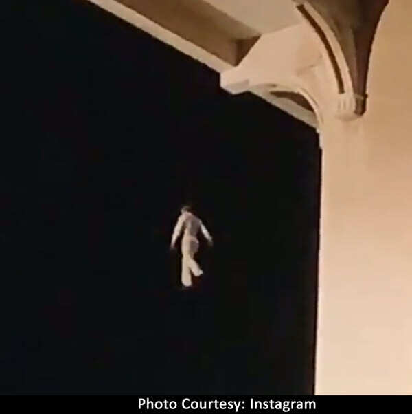 Watch Video: Is that Robert Pattinson jumping off a building for ...