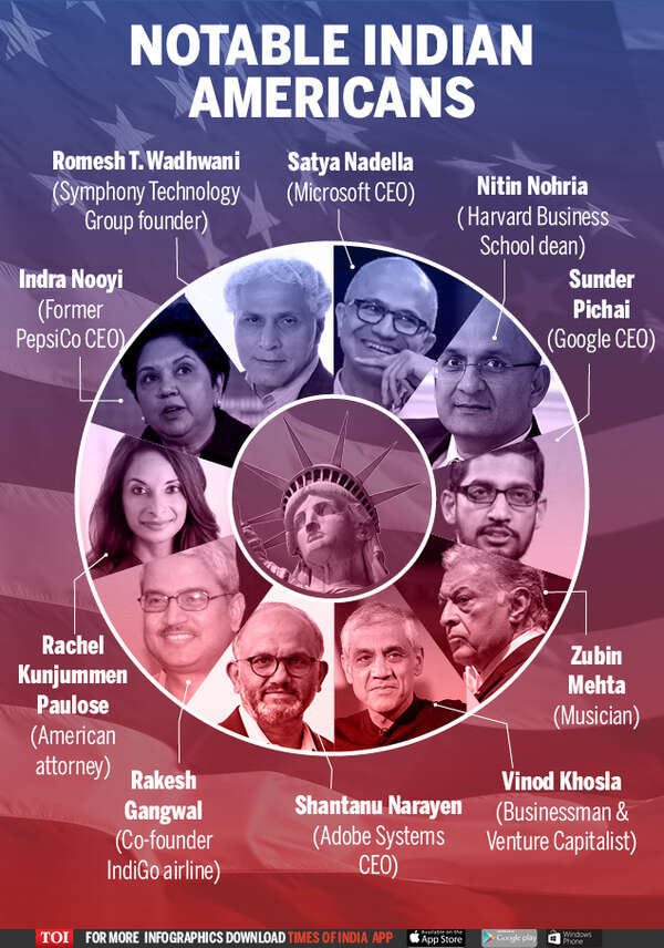 Infographic: In numbers: Indian diaspora in America - Times of India
