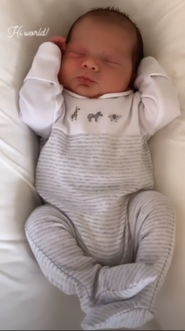 Amy Jackson shares first picture of baby boy Andreas | Hindi Movie News ...