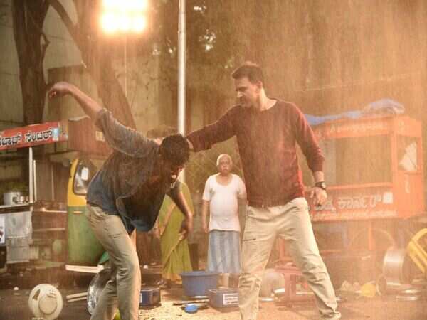 Dhananjaya's action mode for Badva Rascal | Kannada Movie News - Times ...