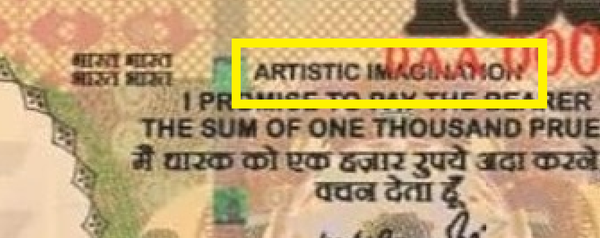 FAKE ALERT: New 1000 rs note? No, just an artist's imagination ...