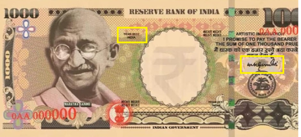 FAKE ALERT: New 1000 rs note? No, just an artist's imagination ...