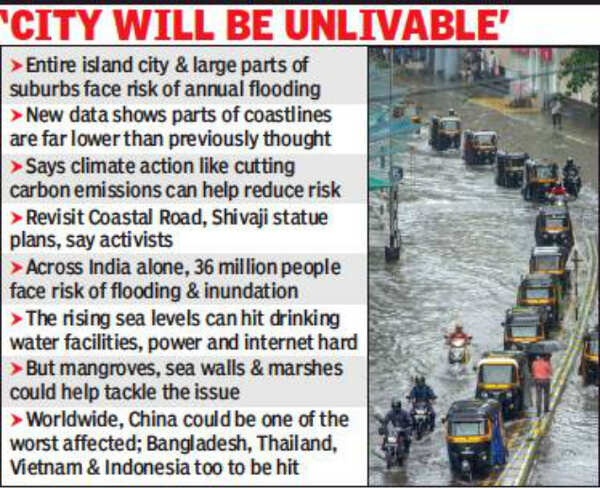 Mumbai at far greater risk from rising sea than earlier projected ...
