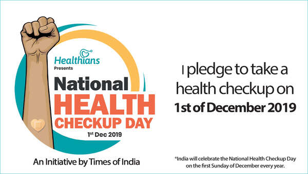 National Health Checkup Day - Healthians - Times of India