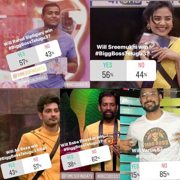 Bigg Boss Telugu 3 Grand Finale: Rahul Sipligunj to win the title? Here’s what the online poll ...