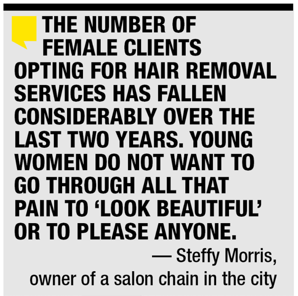 Januahairy to Movember: Women proudly flaunt their #Mo - Times of India