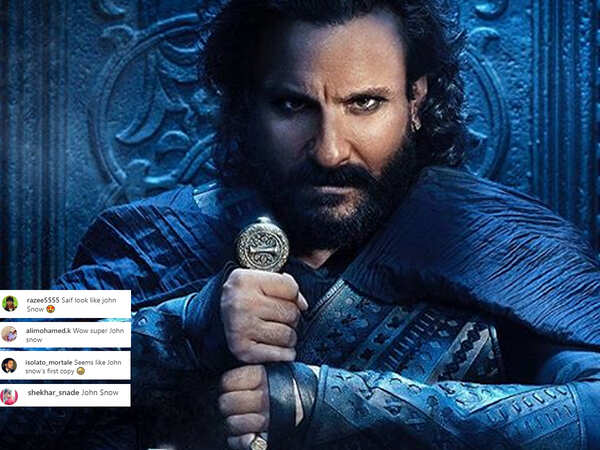 Fans think Saif Ali Khan’s look from Tanhaji is an ode to Jon Snow ...
