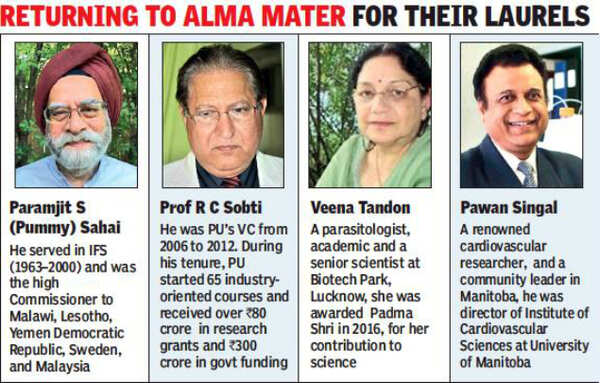 Ex-VC, scientist, CEC figure in Panjab University honour list ...