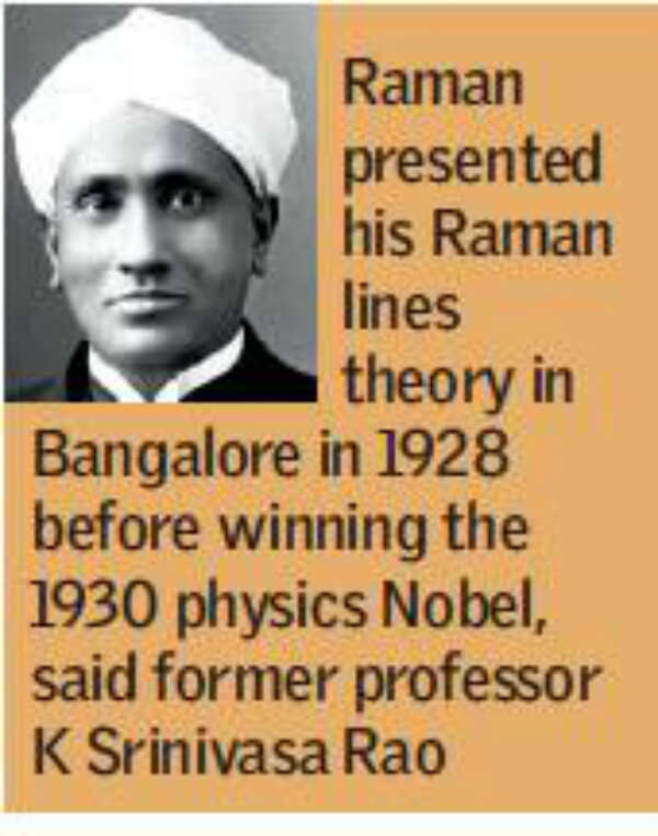 How a mridangam led C V Raman to many a theory | Chennai News - Times ...