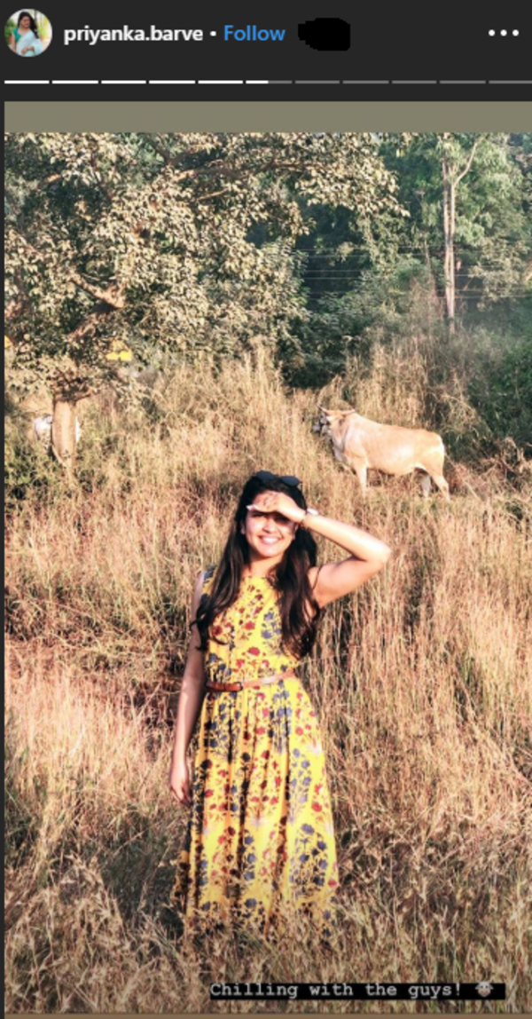 Singer Priyanka Barve is taking a break amidst her busy schedule ...