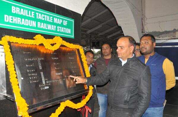 Dehradun railway station introduces Braille maps | Dehradun News ...