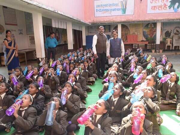 'Water bell' to keep students hydrated in Chhatisgarh school | Raipur ...