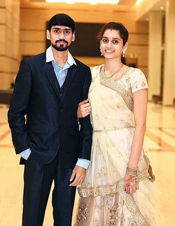 Sai Praneeth’s bride, Swetha gets a grand Hyderabadi welcome | Events Movie News - Times of India