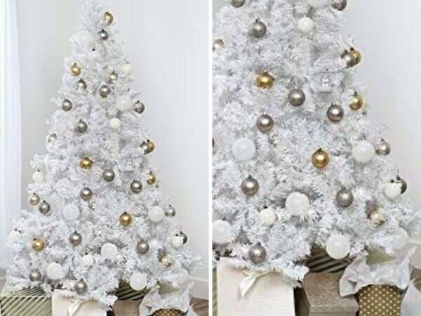 Monotone decorations for Christmas tree are trending this year it will ...