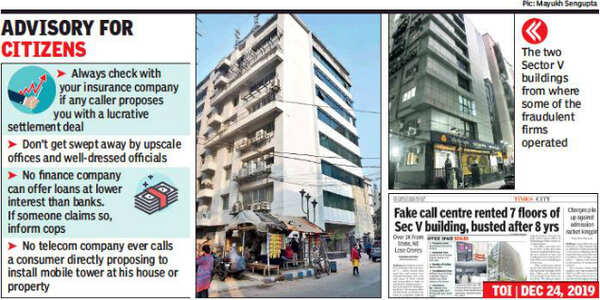 Sector V emerges as call centre fraud hub, Kolkata cops seal 15 floors ...