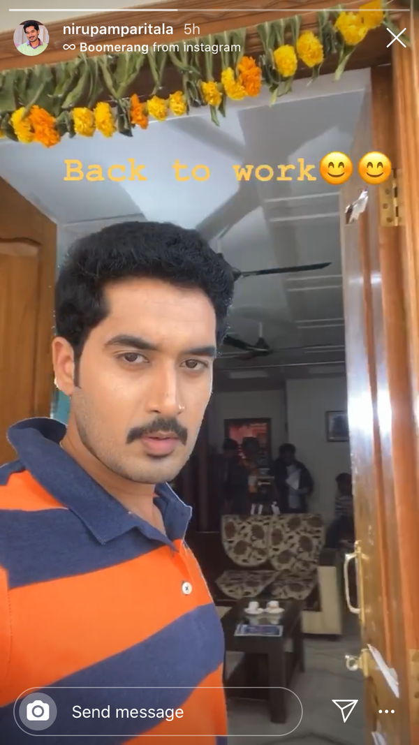 Karthika Deepam actor Nirupam Paritala returns to work post Singapore ...
