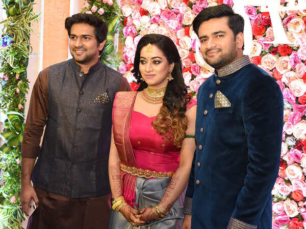 Maniyanpilla Raju’s son Sachin gets hitched, hosts a star-studded bash ...
