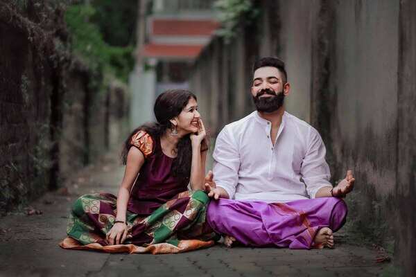 Check out the beautiful photos of Uppum Mulakum fame Lechu and Rovin ...