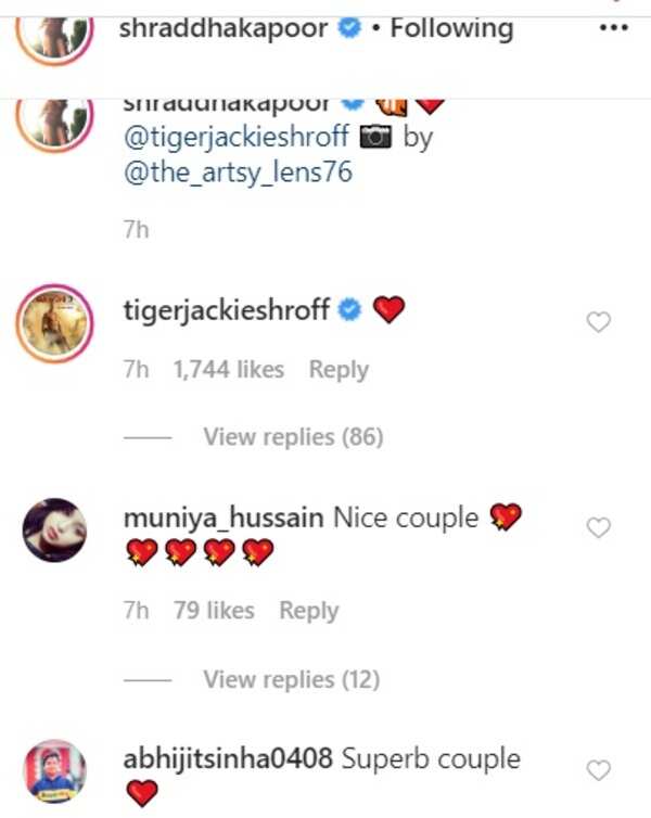 Fans pour in love and comment 'Superb couple' as Shraddha Kapoor shares ...