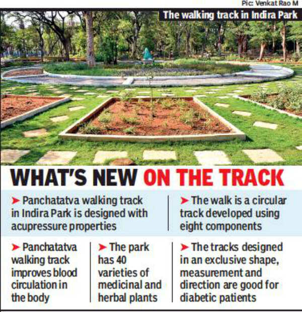 Hyderabad: Indira Park to get therapeutic walkway | Hyderabad News ...