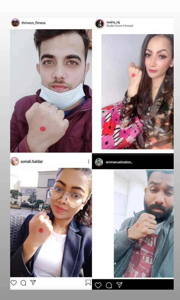 Bareilly youngsters participated in Red Dot campaign on Menstrual ...