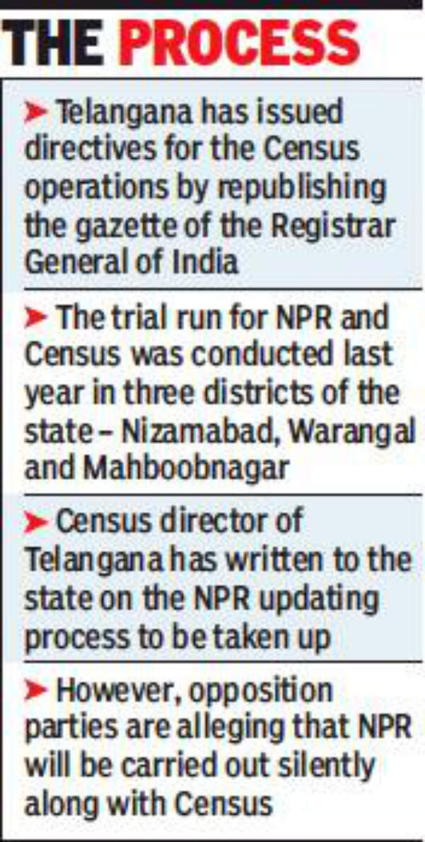 Census India-2021: Each enumerator to cover 600-800 people | Hyderabad ...