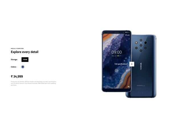 Nokia 9 PureView Price Cut: Nokia's most-expensive smartphone gets a ...