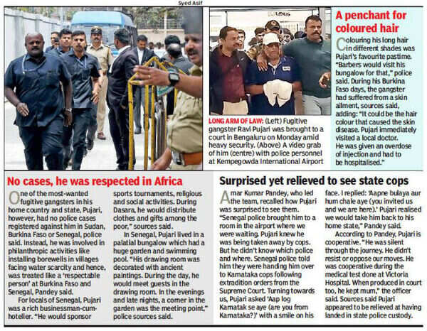Ravi Pujari Latest News: Gangster Ravi Pujari lived in 5 nations ...