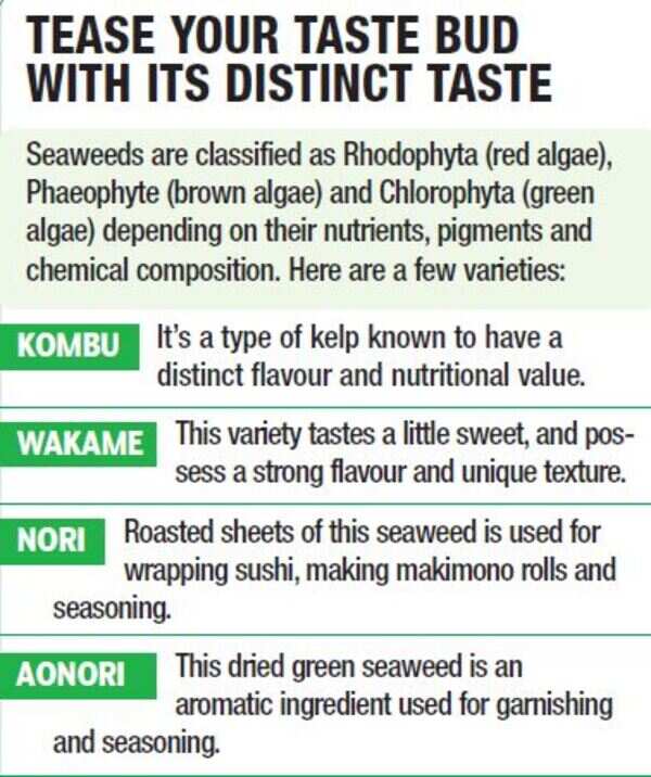 Seaweed is a lot more than just exotic food - Times of India