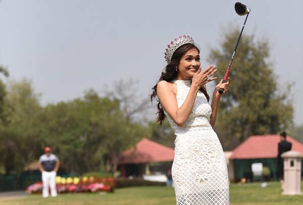 Miss Diva 2020 Runner-Up Neha Jaiswal spends a sporty day at a golf ...