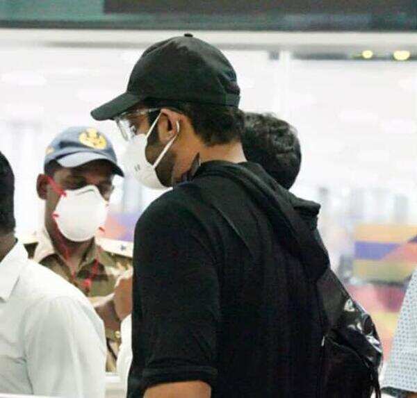 Amidst Coronavirus outbreak, Prabhas snapped in a mask at the airport ...