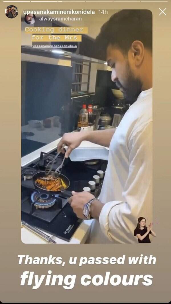 Watch VIDEO: Ram Charan turns into a chef for wife Upasana; cooks ...