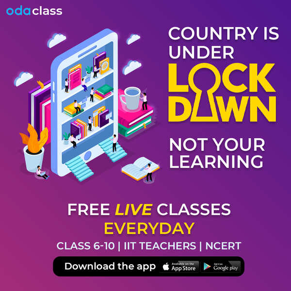 Oda class is extending free live classes amidst extended lockdown for ...