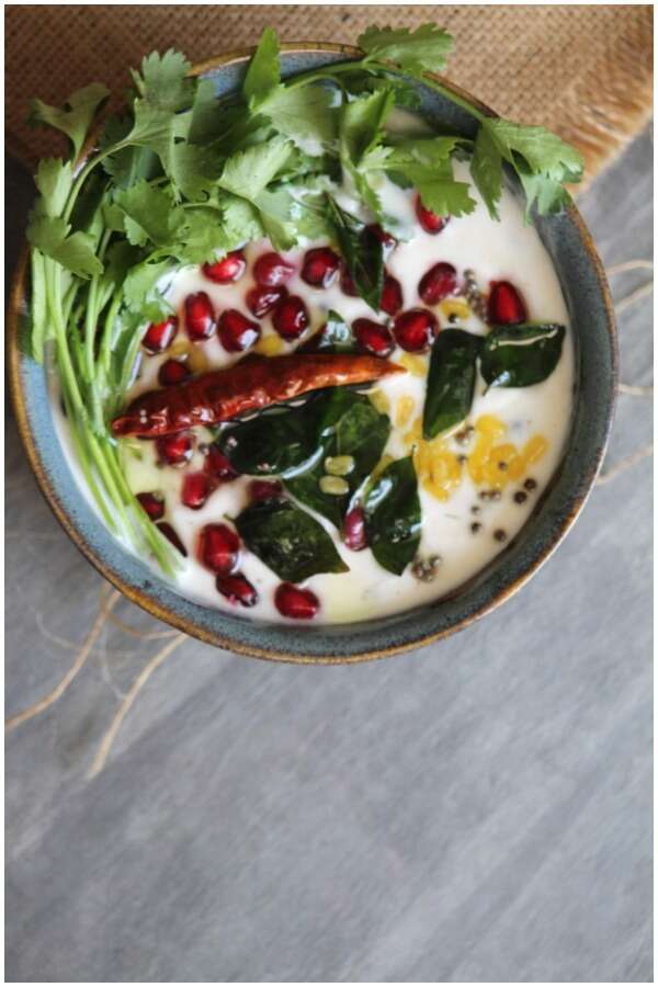 Feeling hot: How about a pomegranate pachadi or dahi kadi broth ...