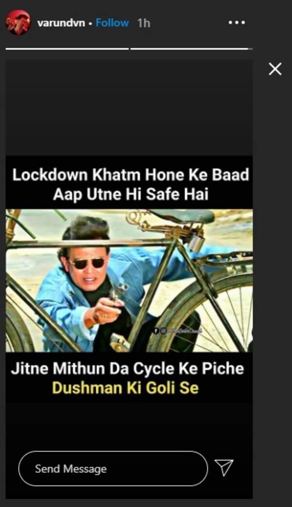 Varun Dhawan and Arjun Kapoor share hilarious post lockdown meme ...