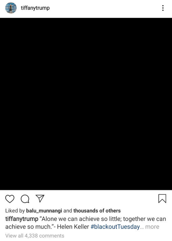 Donald Trump's daughter Tiffany protests George Floyd's killing on ...