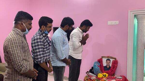 KJR Studios gives Rs 5 lakh to the family of Ladakh martyr, Palani ...