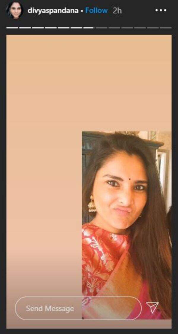 Photos: Ramya shares adorable throwback selfies in her latest post ...