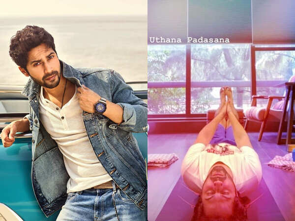 Varun Dhawan's yoga pictures will inspire you to get on the mat - Times ...